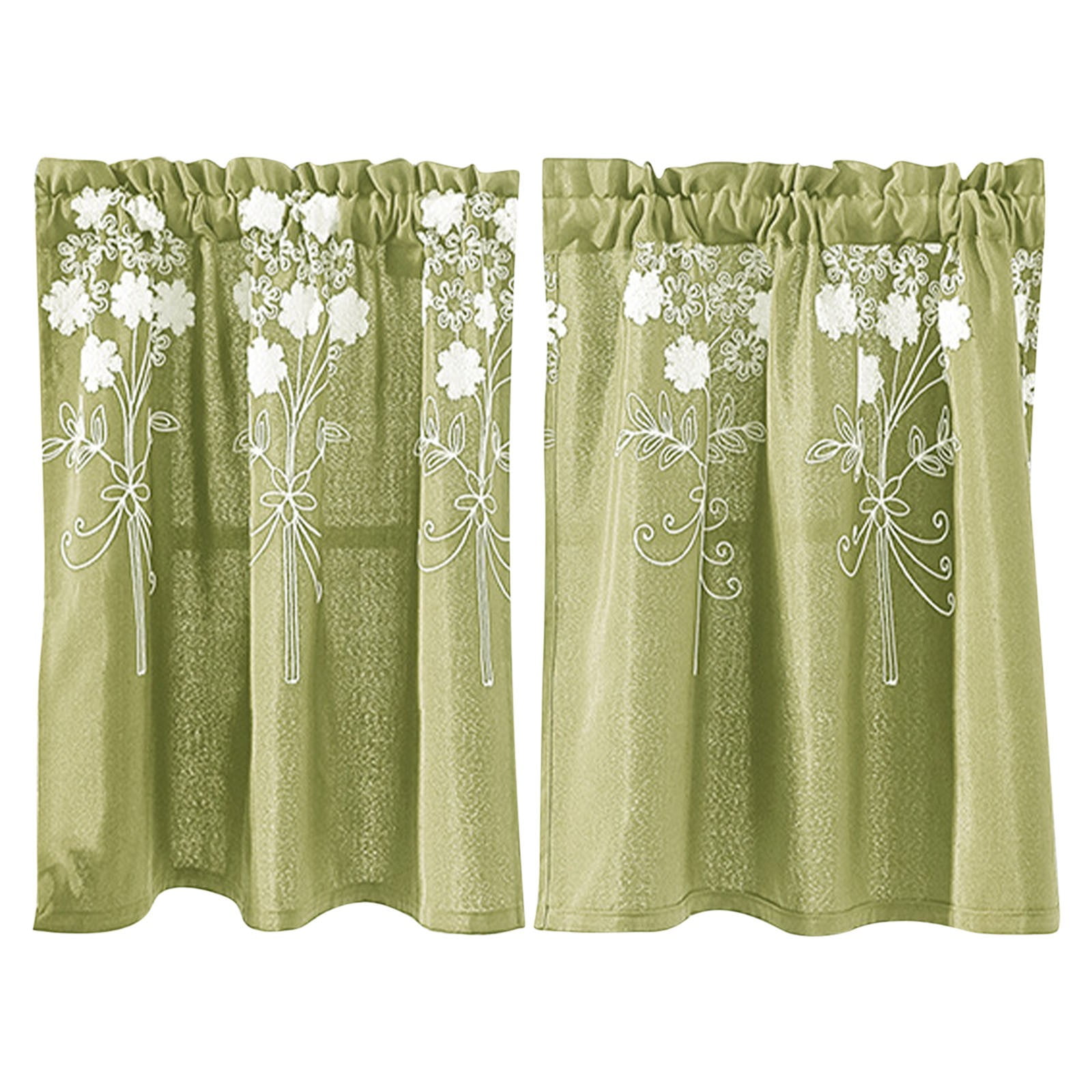 Cheap Curtains Blackout Window Curtains Short Curtains for Living Room ...