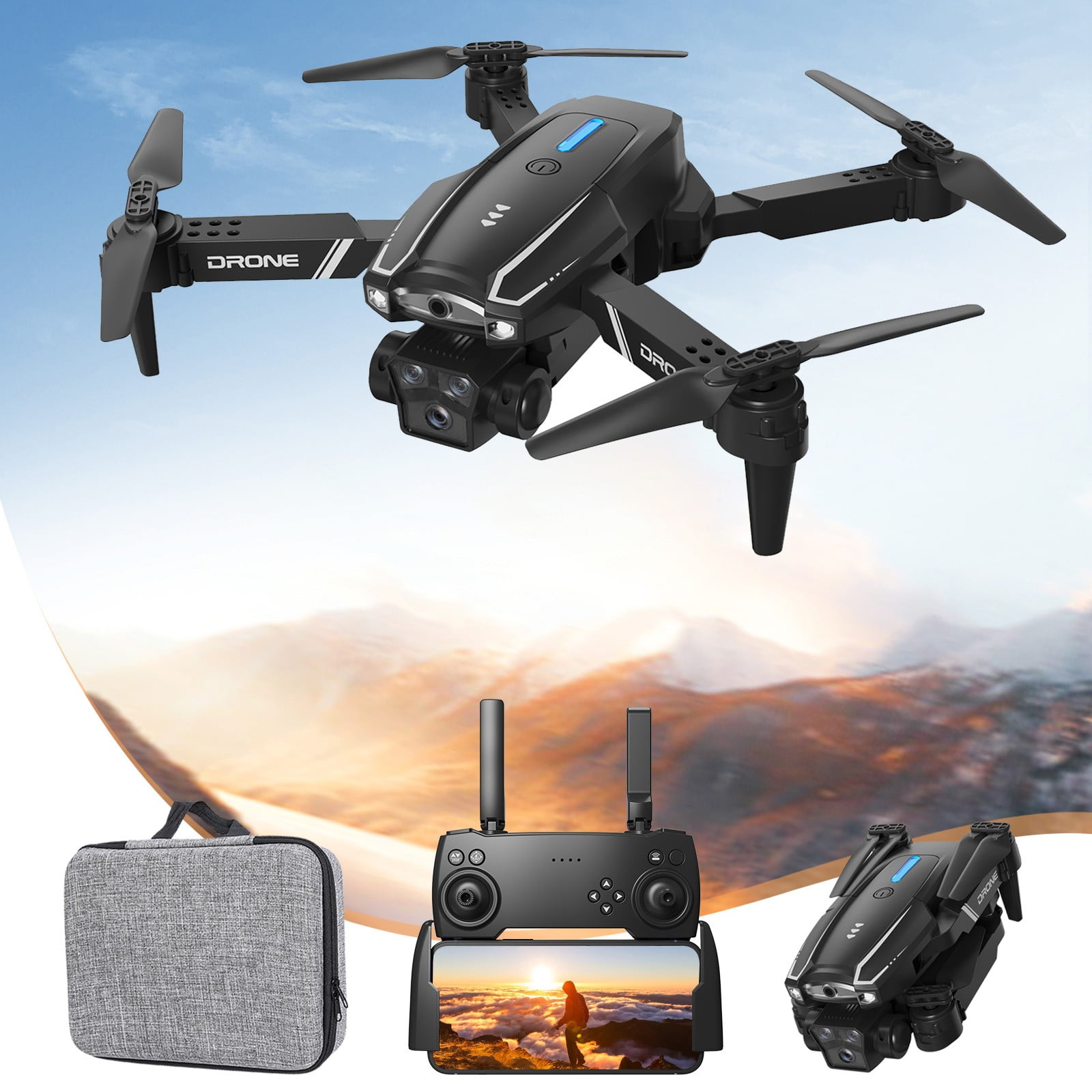 Cheap Drone with Camera 4k, GPS HD Drones for Adults, Remote Controller ...