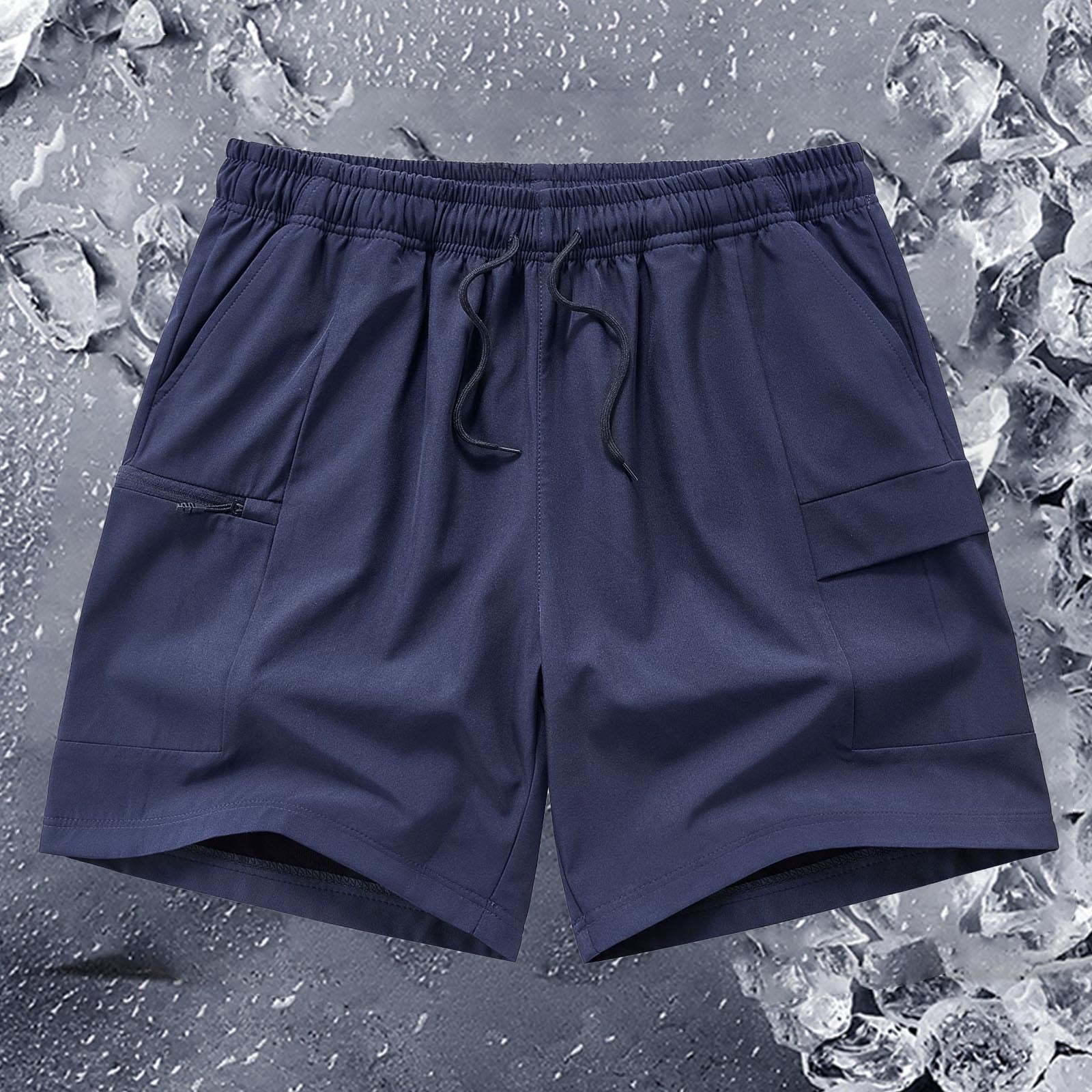 Cheap Mens Shorts Mens Shorts Elastic Waist with Pockets Quick Dry ...