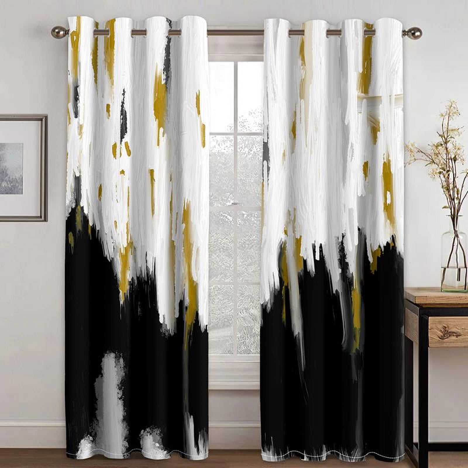 Cheap Ramadan Festival Traditional Design Shade Curtains 2 Panels ...