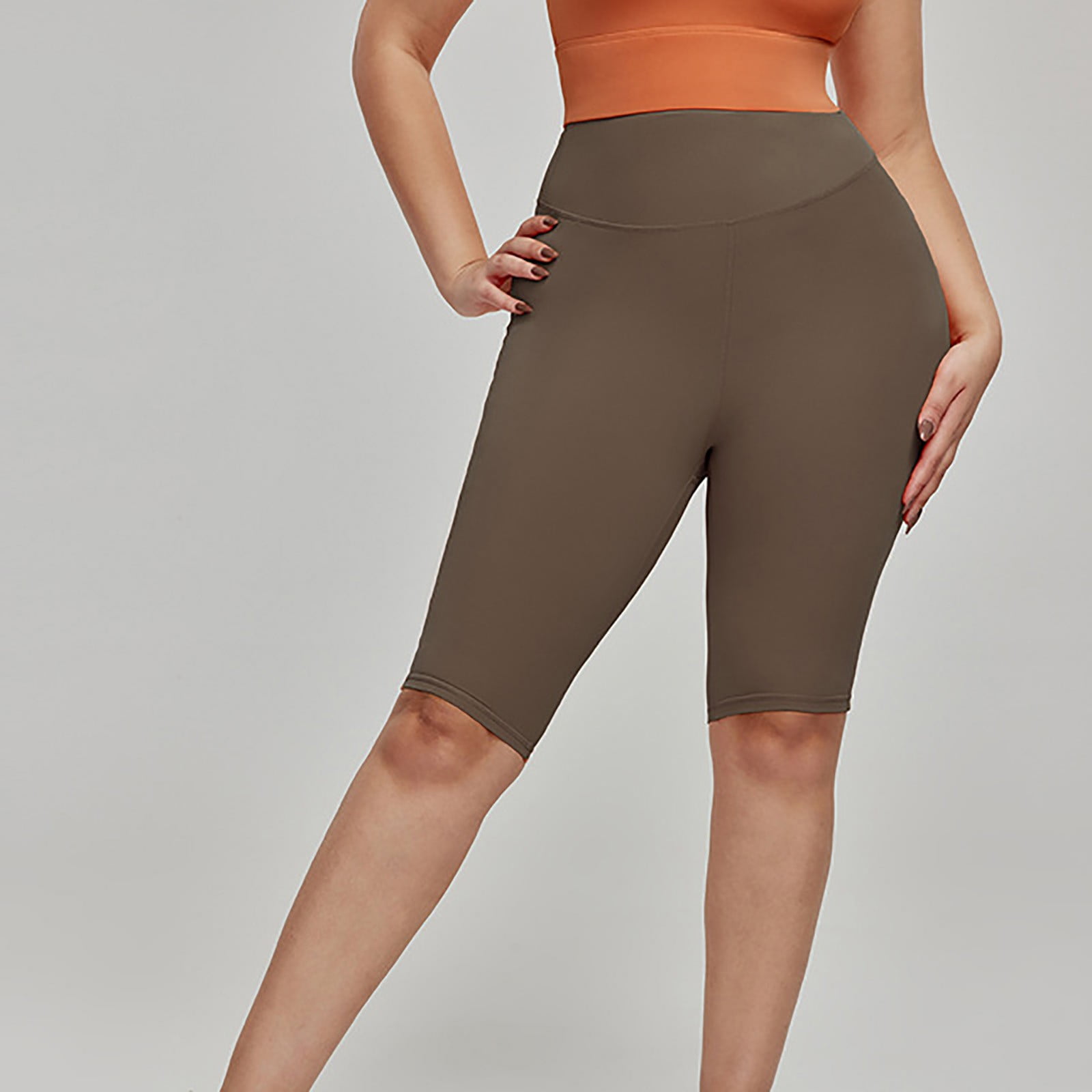Cheap Sports Shorts for Women, High Waist Compression Shorts Women ...