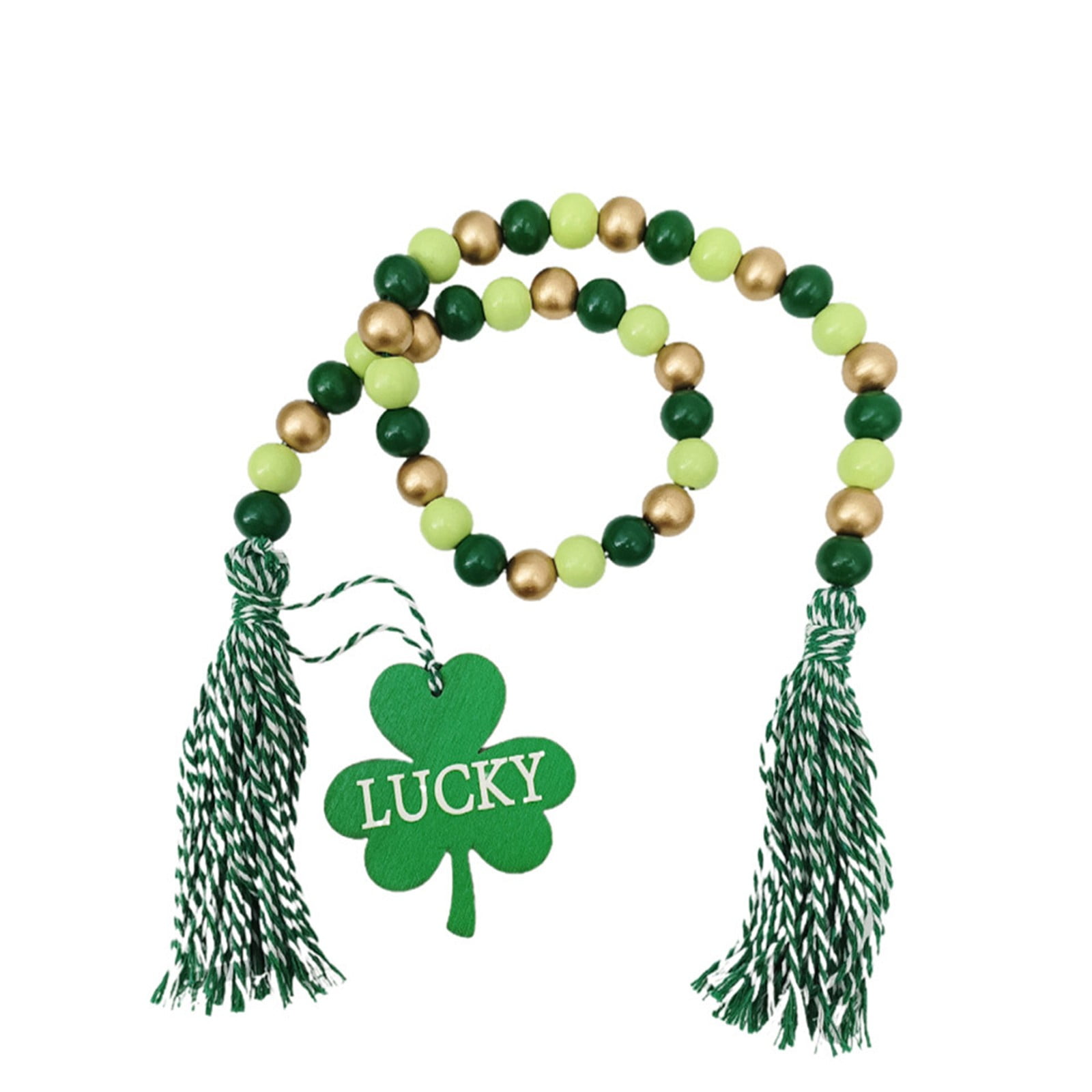 Cheap Stuff Irish Festival Wooden Beads, St. Patrick’S Day Dwarf Tassel ...