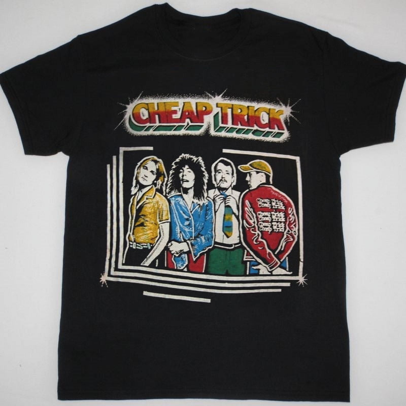 Cheap Trick VTG 90s Band Music Gift For Fan Black All Size Shirt QQ1153 ...