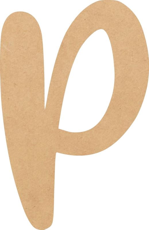 Cheap Wood MDF Letter 15'' Tall Jacklin Letters DIY P, Paintable Craft ...