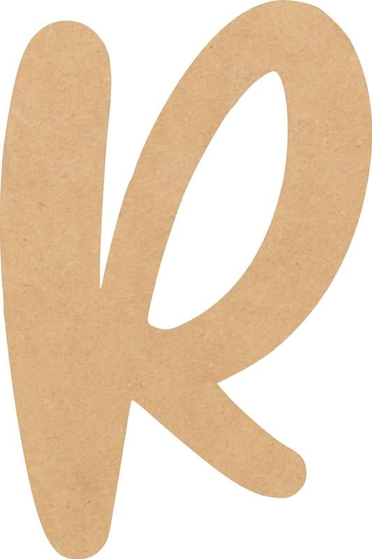 Cheap Wood MDF Letter 22'' Tall Jacklin Letters DIY R, Paintable Craft ...