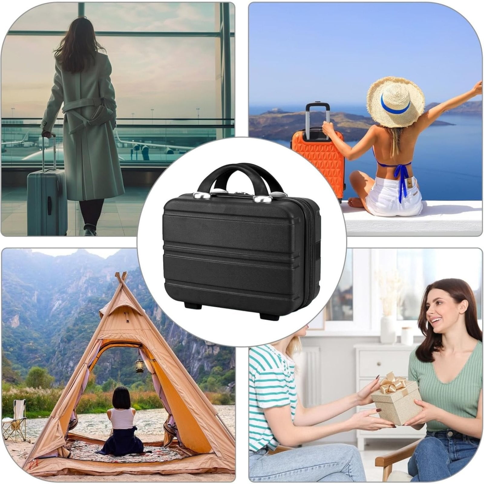 Cheap and Cheerful! Niceme Cosmetic Bag Cosmetic Case Hand Luggage ...