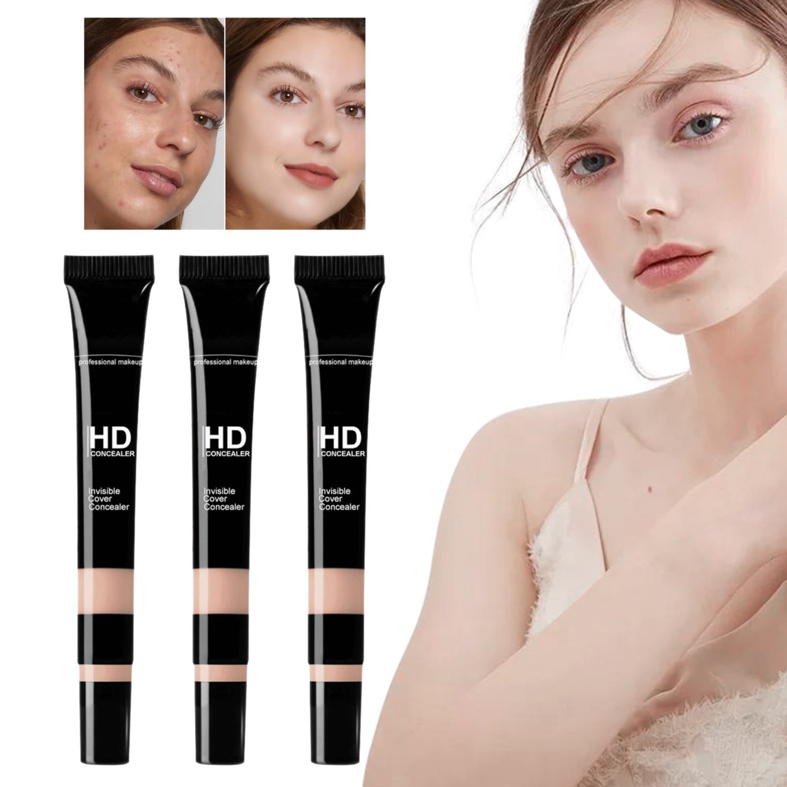 Cheap and Cheerful! Sujito Concealer Under Eye Concealer 3pcs Tube ...