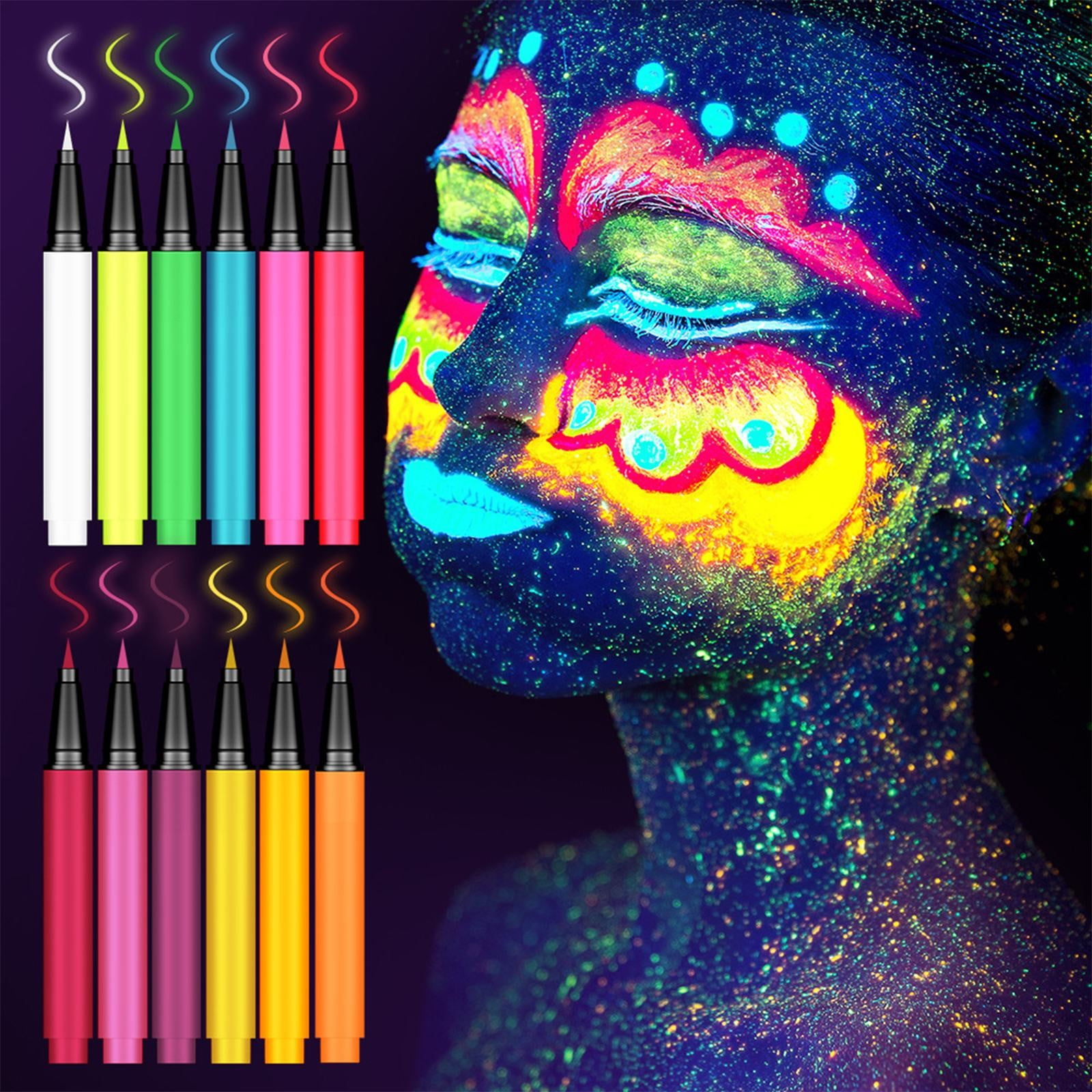 Cheap and Cheerful! Sujito Face Paint Body Paint 12 Color Fluorescent ...