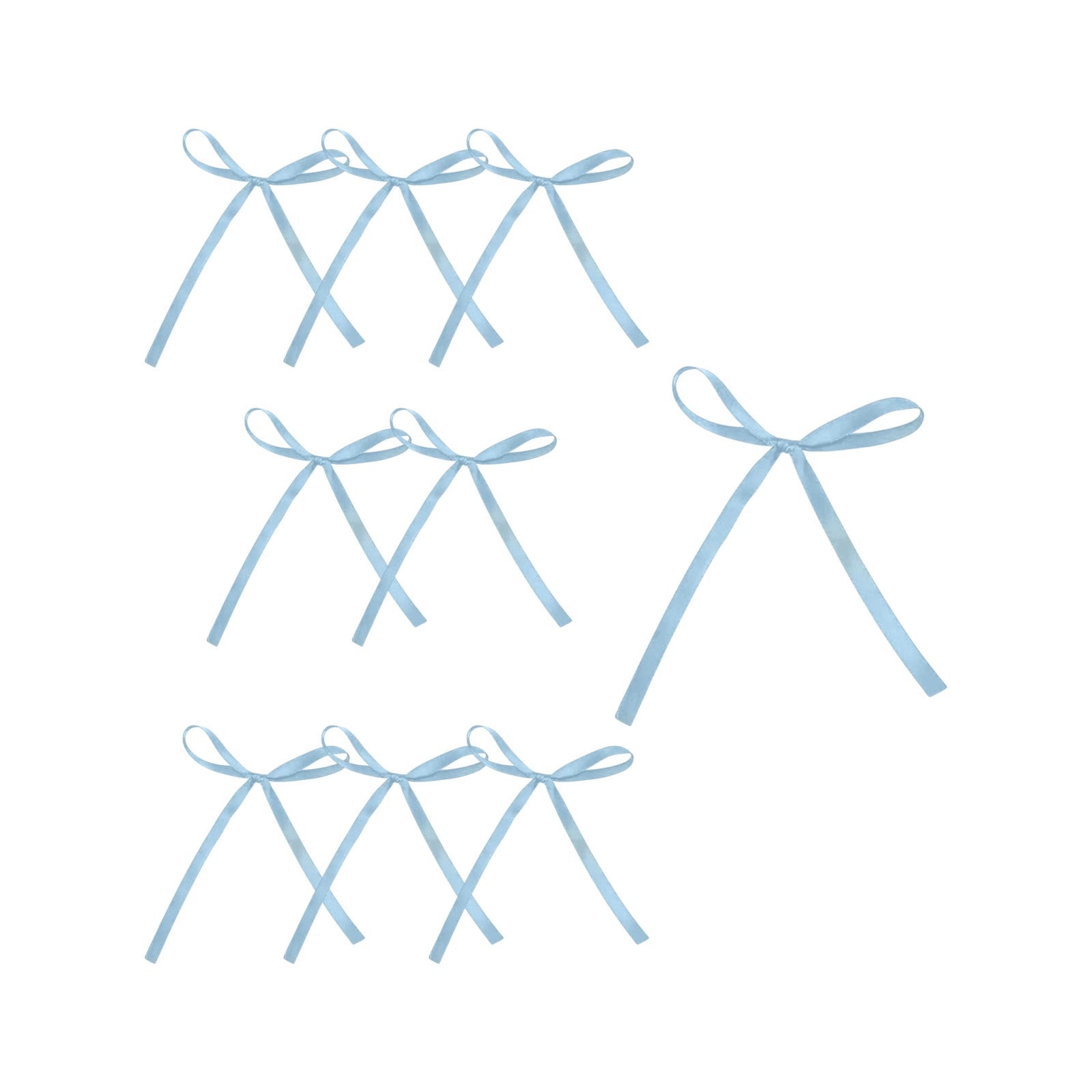 Cheapark 10-Piece Solid Color DIY Bow Set - Handmade Home Decor Gift ...