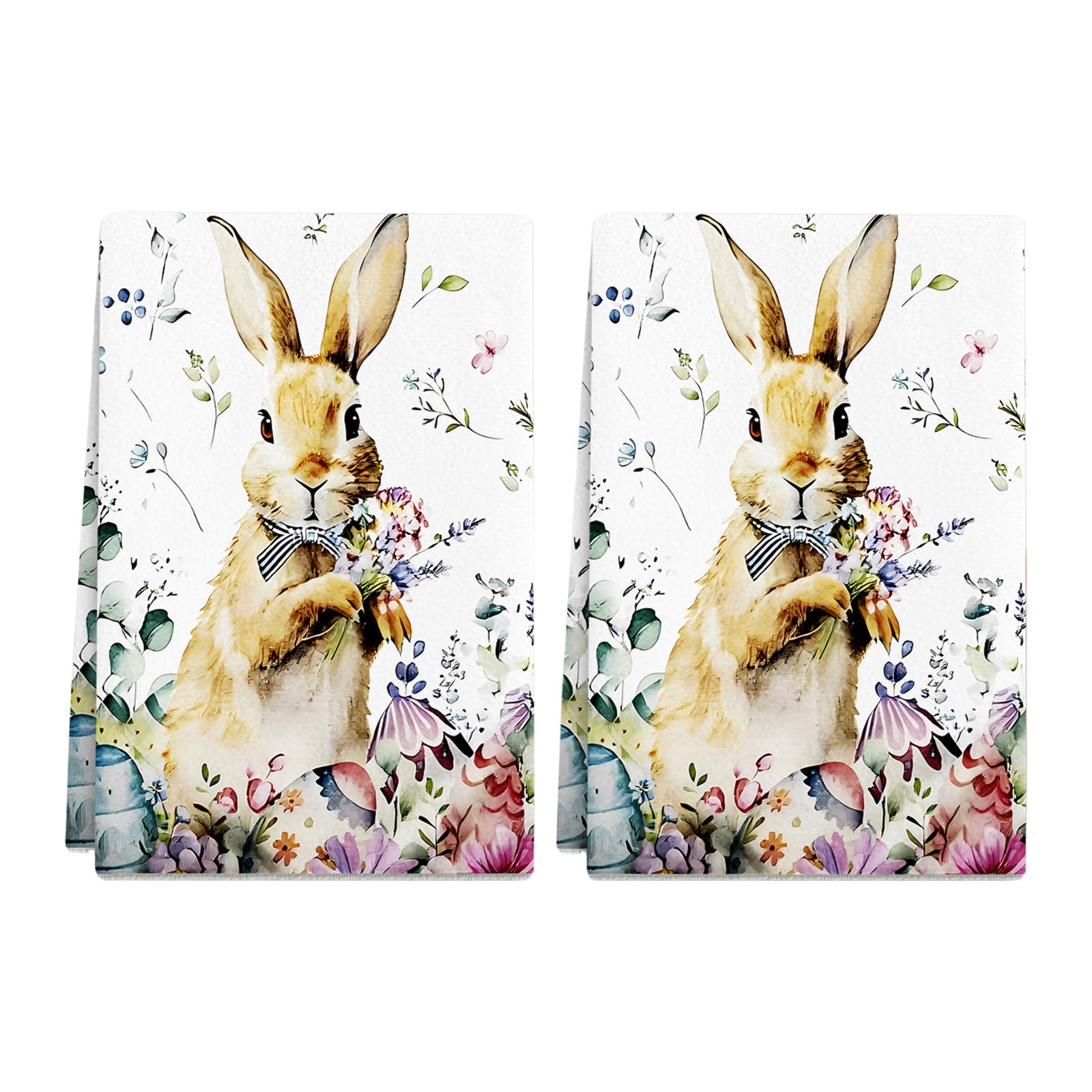 Cheapark 2 Pcs Kitchen Dishes Towels/Hand Towels Easter themed 25.9 x ...
