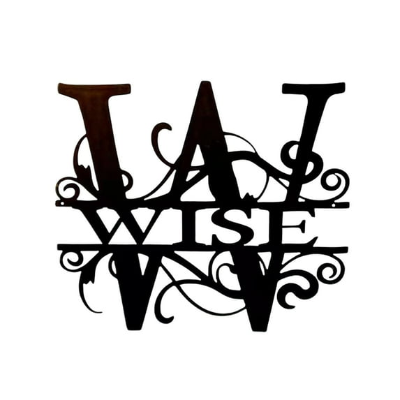 Cheapark 21 Letters Metal Wall Decor Iron Art Word Sign Motivational ...