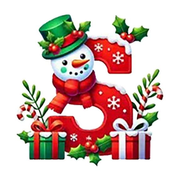 Cheapark 26 Letters Christmas Tree Ornaments - Personalized Alphabet ...