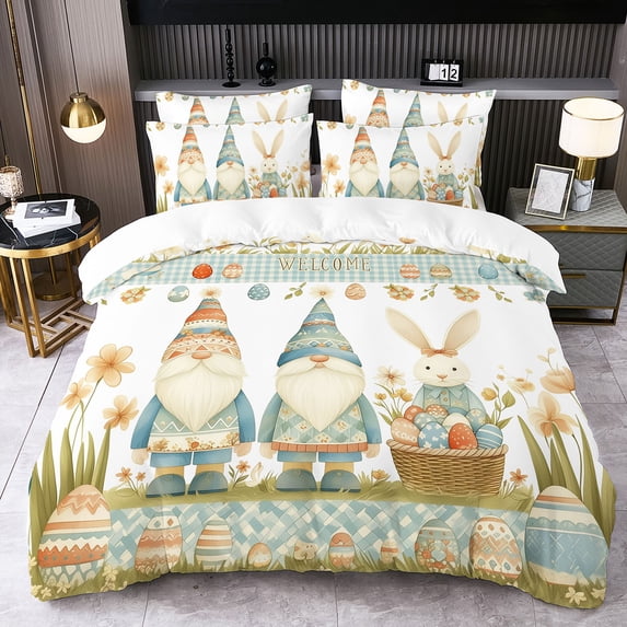 Cheapark 3-Piece Bedding Set Cute Digital Print Bed Sheet Bedding Home ...
