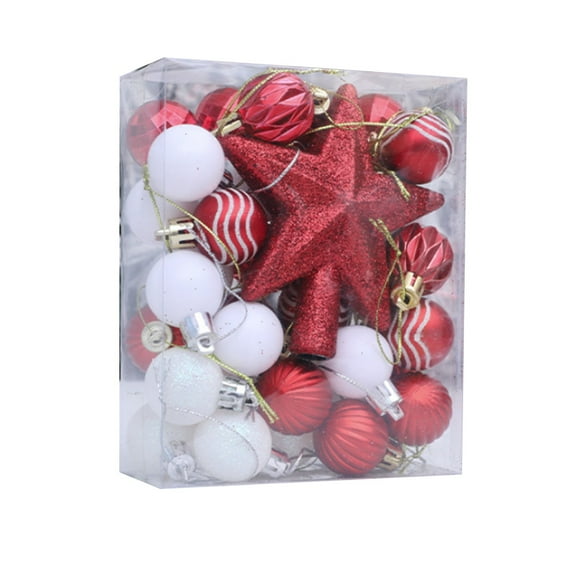 Cheapark 36pc Painted Christmas Color Ball Set - Creative Design ...