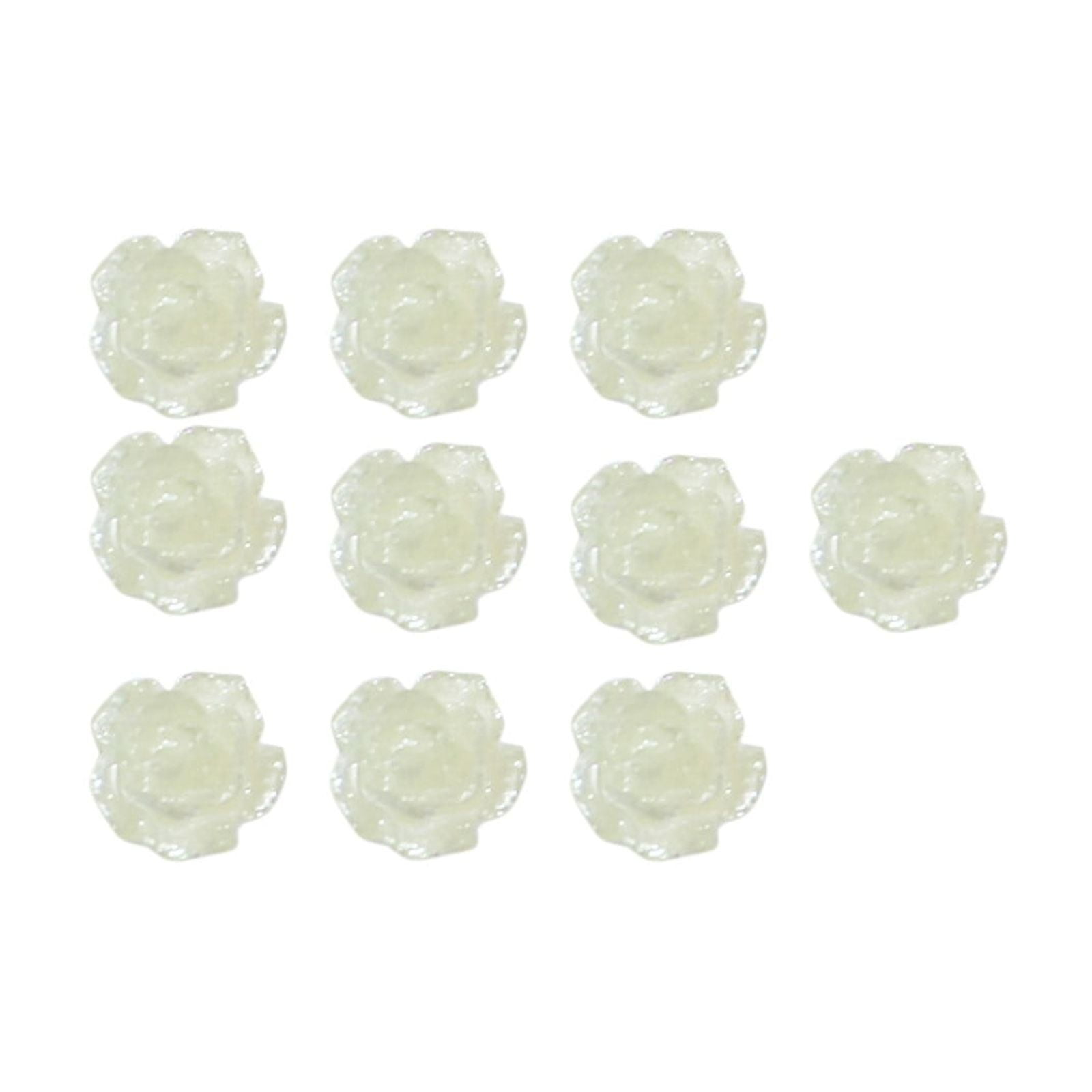 Cheapark 3D Artificial Flower Nail Decorations - Durable Easy-to-apply ...