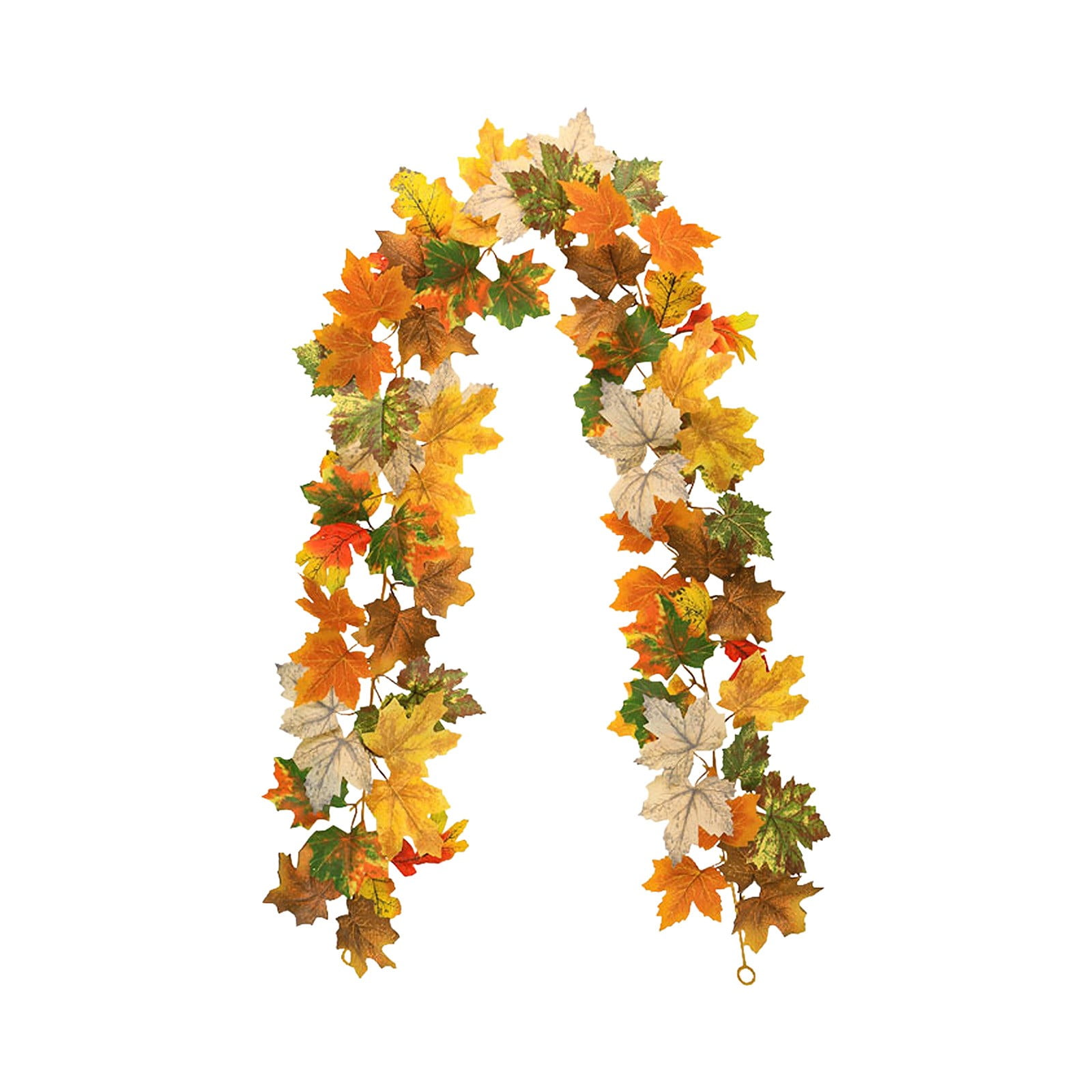 Cheapark 5.74Ft Fall Garland Maple Leaf Hanging Vines Garland ...