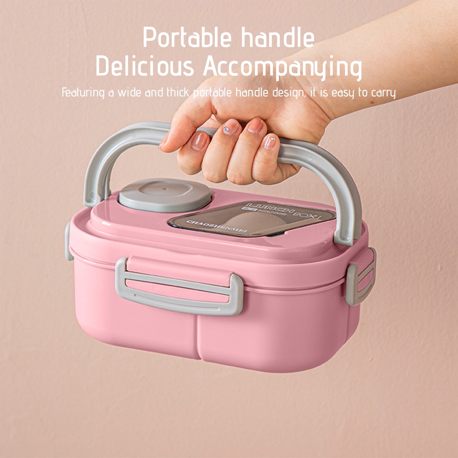 Cheapark Bento Box With Multiple Compartments, Food - Grade Pp, Built ...