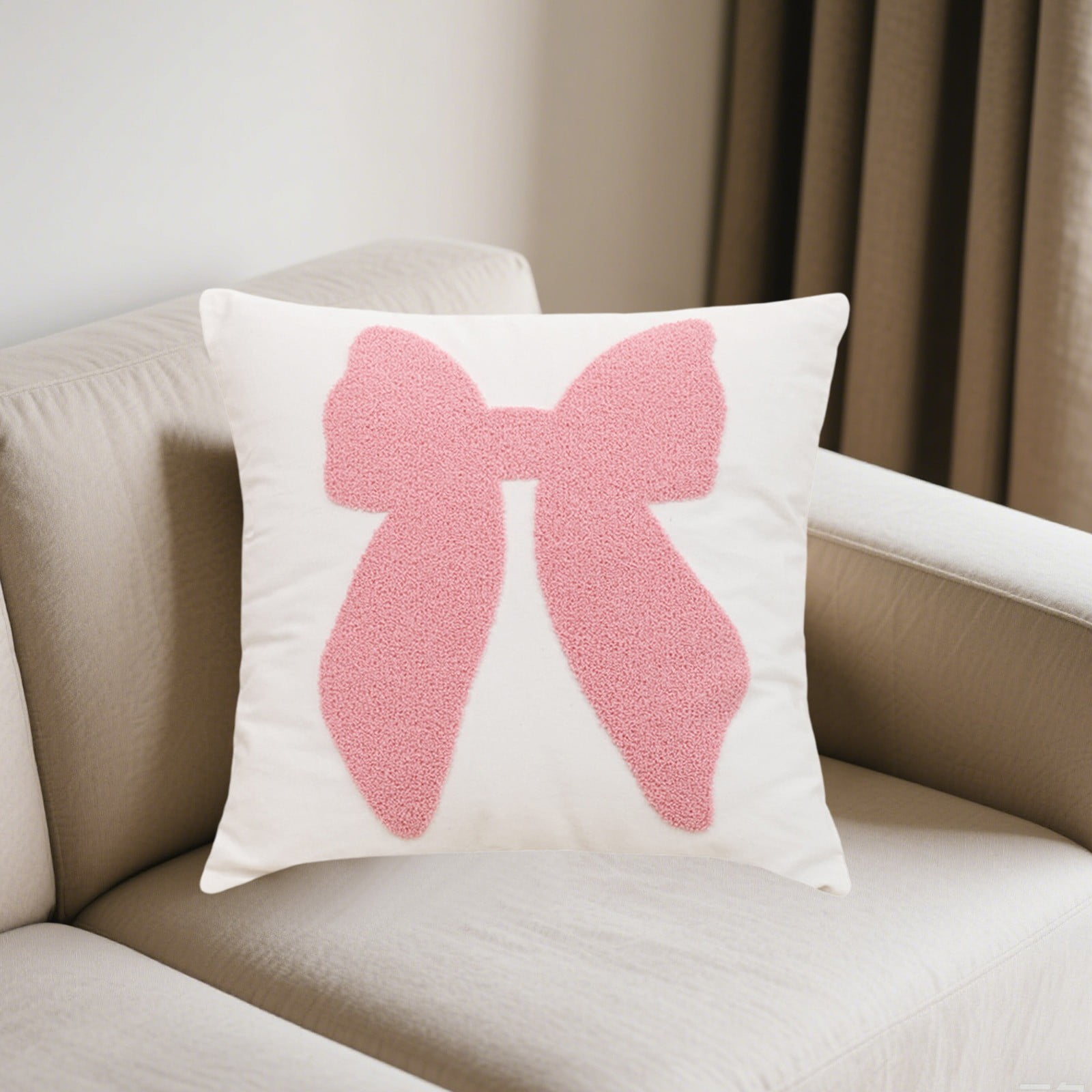 Cheapark Butterfly Knot Pillowcase Soft Breathable Sofa Cushion Cover ...