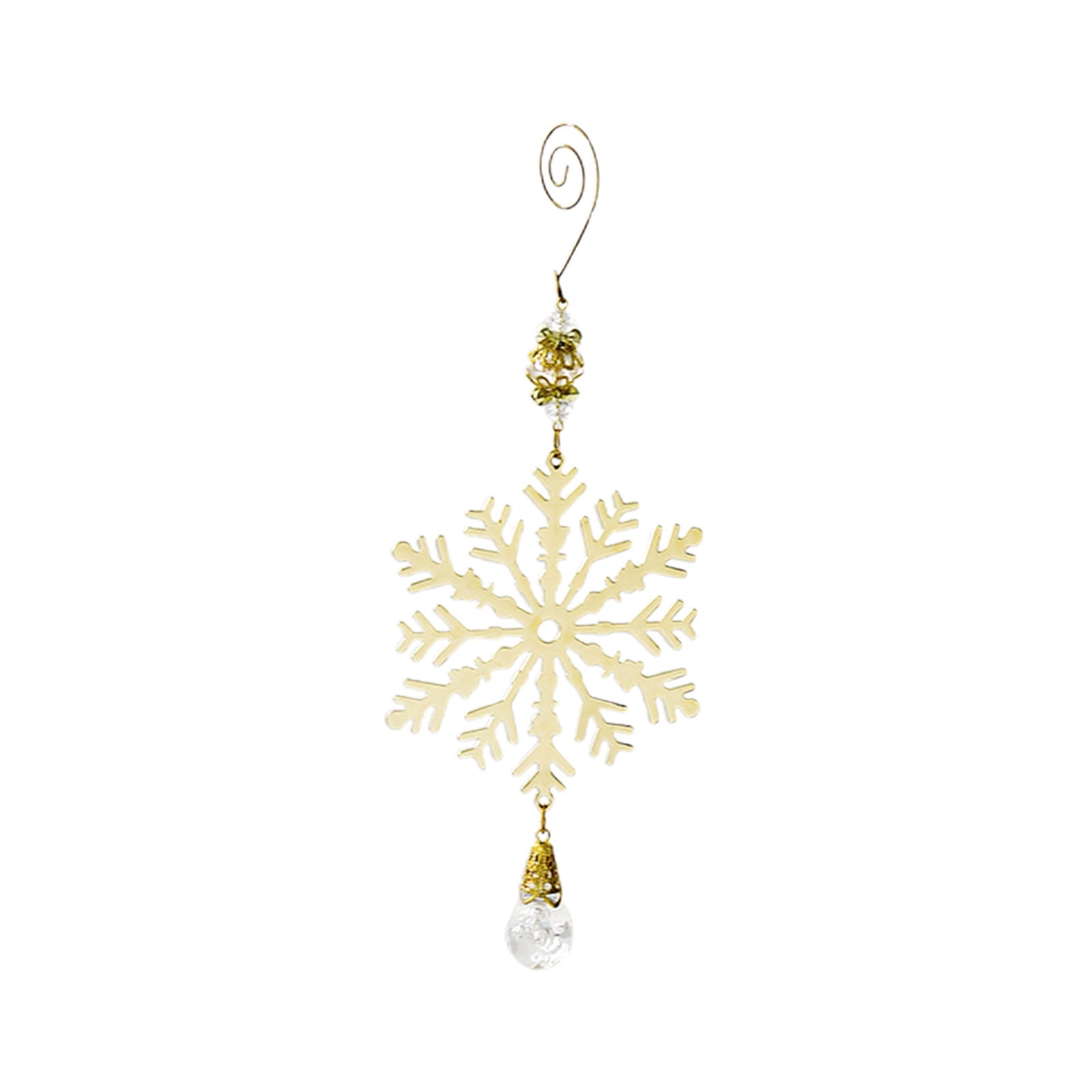 Cheapark Christmas Snowflake Iron Bells & Explosion Star Pendant - Tree ...