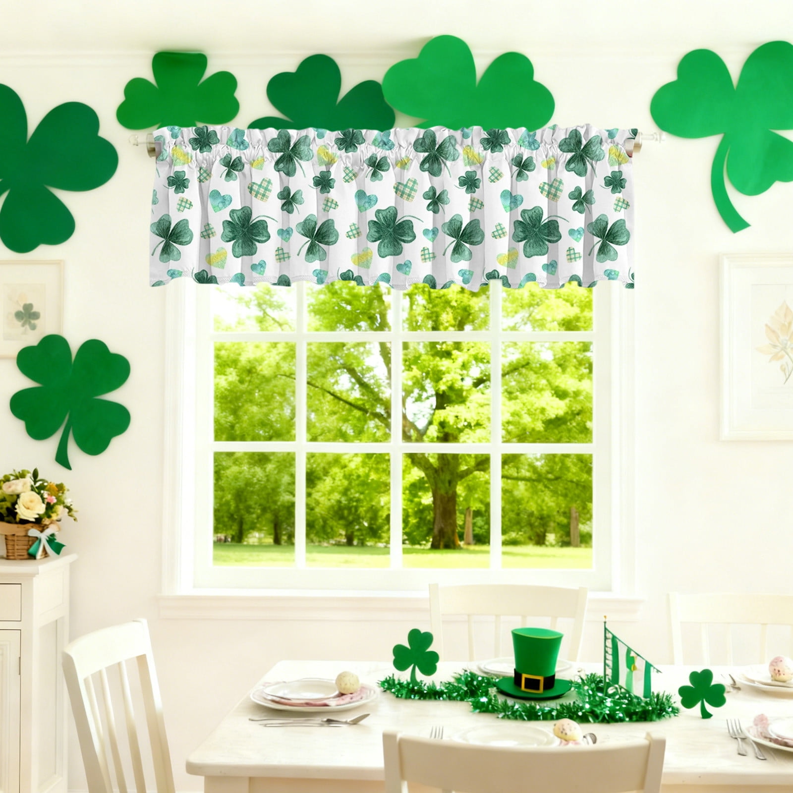 Cheapark Colorful Printed Curtains Blackout Curtains for Kitchen ...