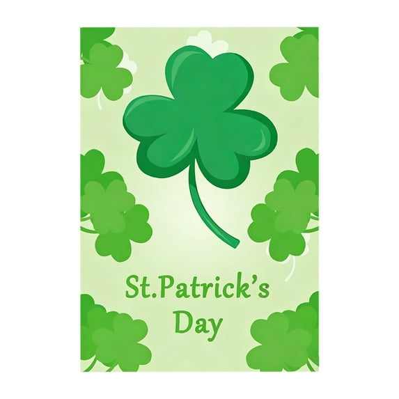 Cheapark Colorful St. Gift Patrick's Day Leafy Irish Garden Flag ...