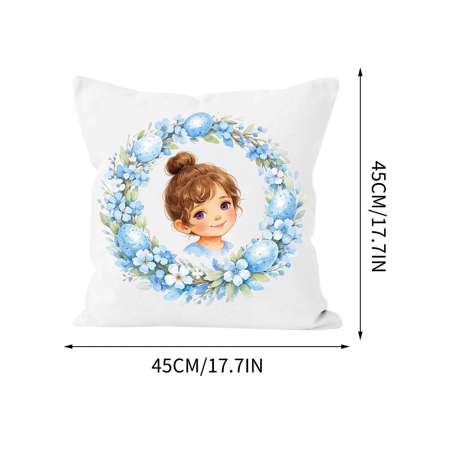 Cheapark Easter character painting cushion soft throw pillow basket ...