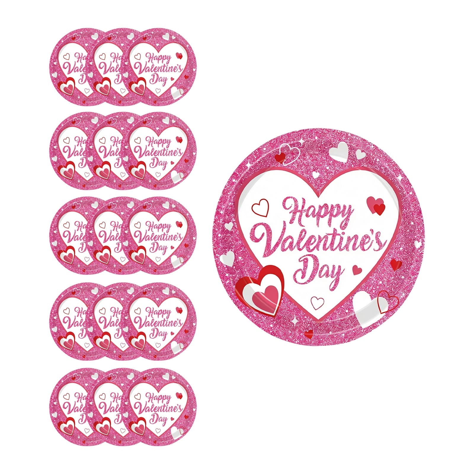 Cheapark February 14 Festive Romantic Glitter Heart Theme Party ...