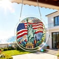 Cheapark Flag Acrylic Suncatcher Puzzle Patriotic Window Hanging ...