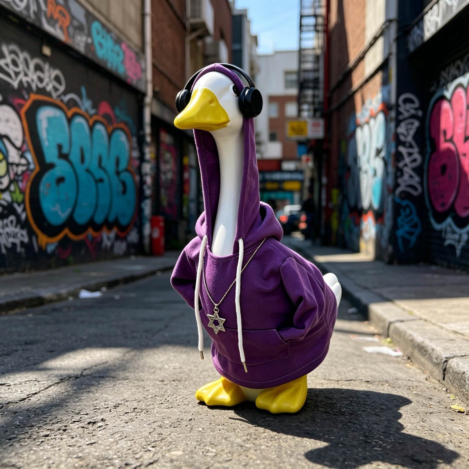 Cheapark Goose Statue Hoodie Outfit Porch Figurine Wear 23Inch Matching ...