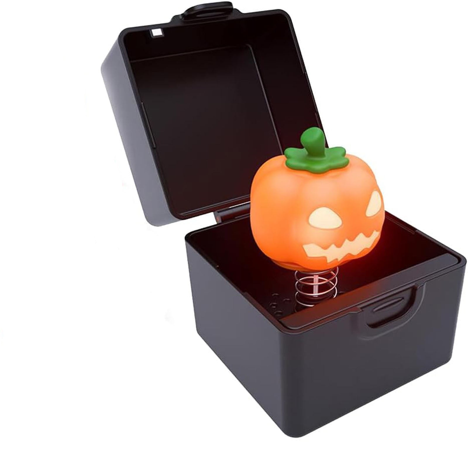 Cheapark Halloween Pumpkin Music Box - Spooky Rotating Decor - Hand Cranked Melody Player ...
