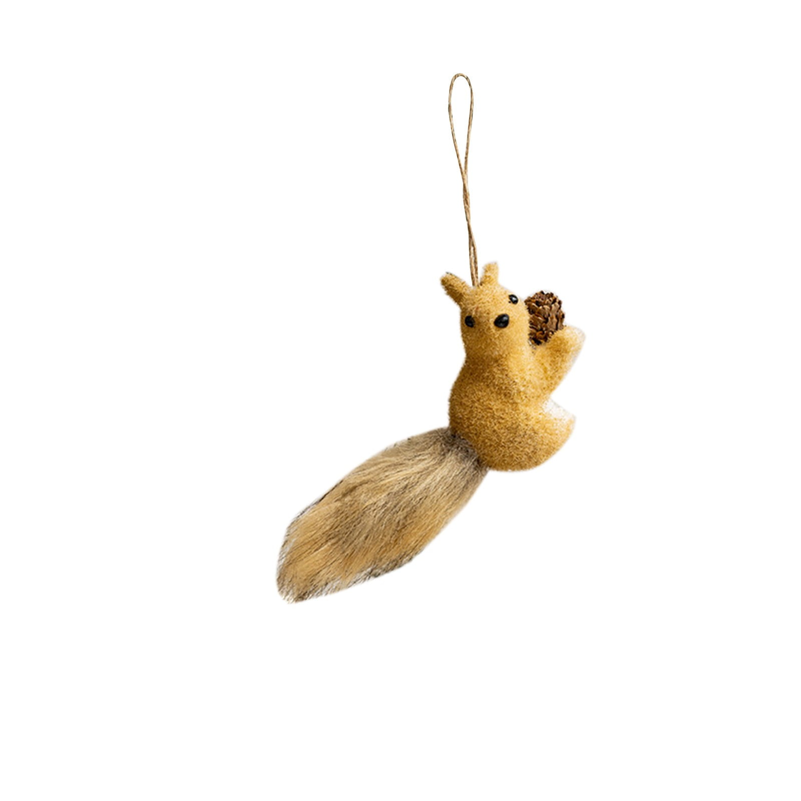 Cheapark Lifelike Squirrel Mini Figurines - Hanging Decor For Christmas ...
