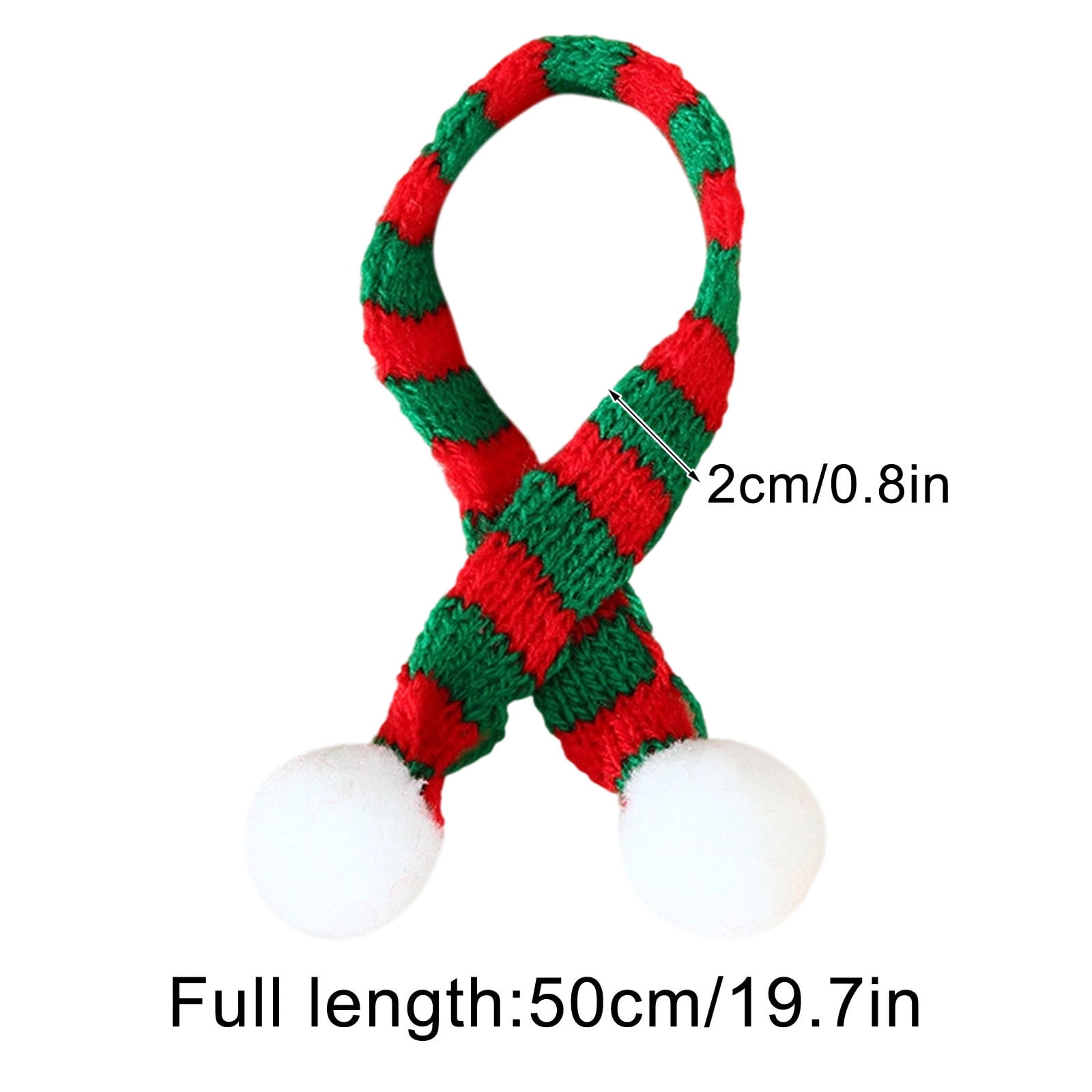 Cheapark Mini Christmas Wool Scarf & Hat Set - Plush Bear Doll ...