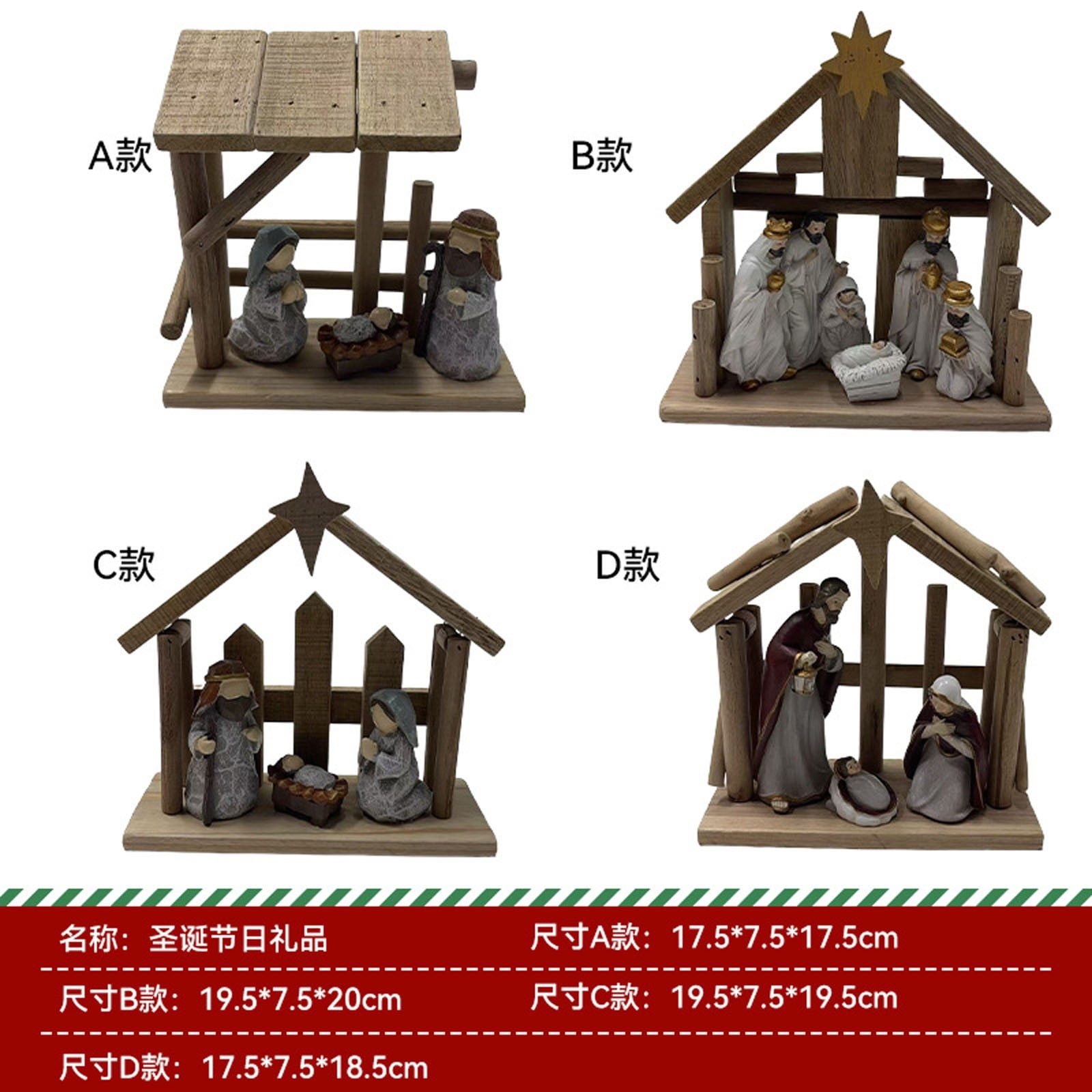 Cheapark Nativity Scene Holy Family Figurine - Detailed Resin Craft for ...