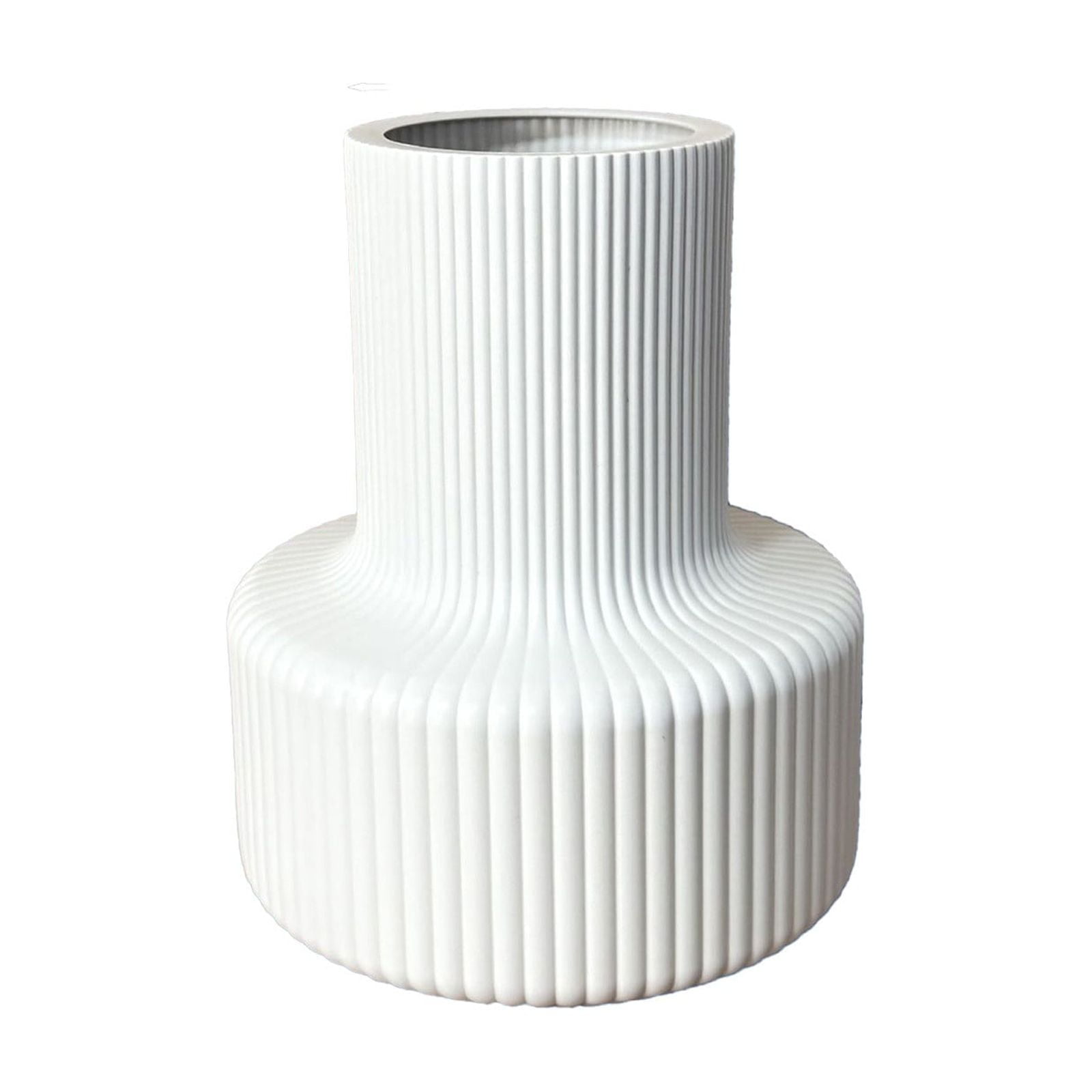 Cheapark Plastic Vase With Ceramic Look Non Breakable Tabletop ...