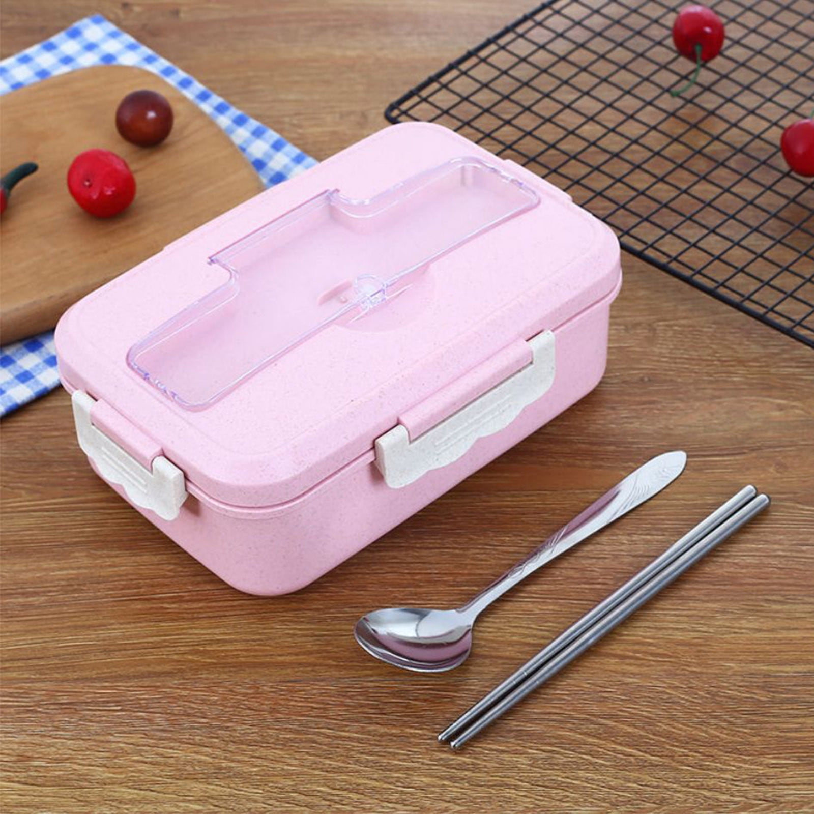 Cheapark Portable 2 Grid Lunch Box With Soup Bowl Lunch Box Food ...