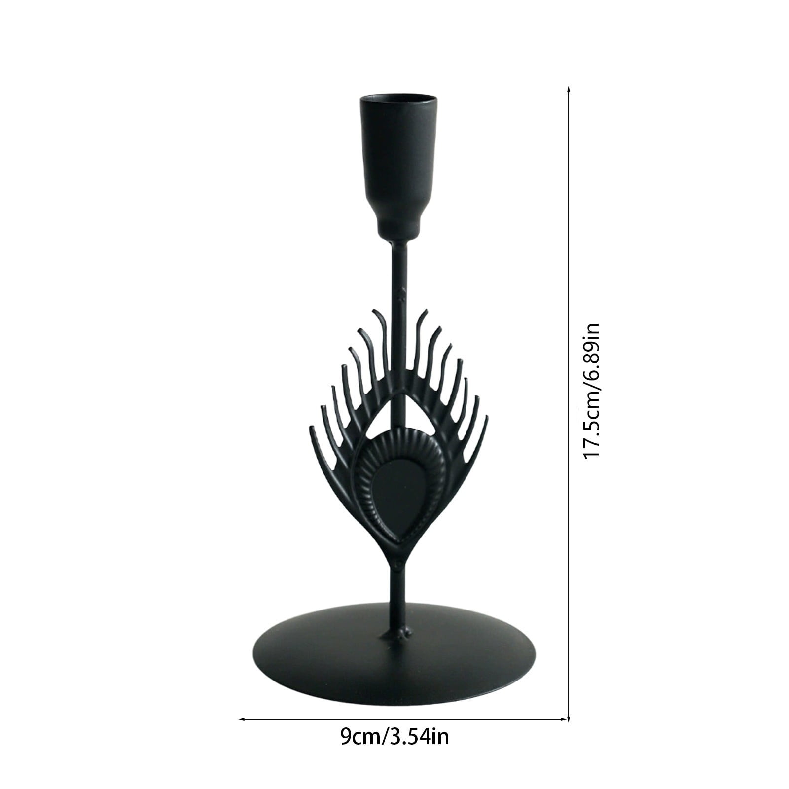 Cheapark Scandinavian Style Metal Candlestick - Elegant Craft Decor for ...
