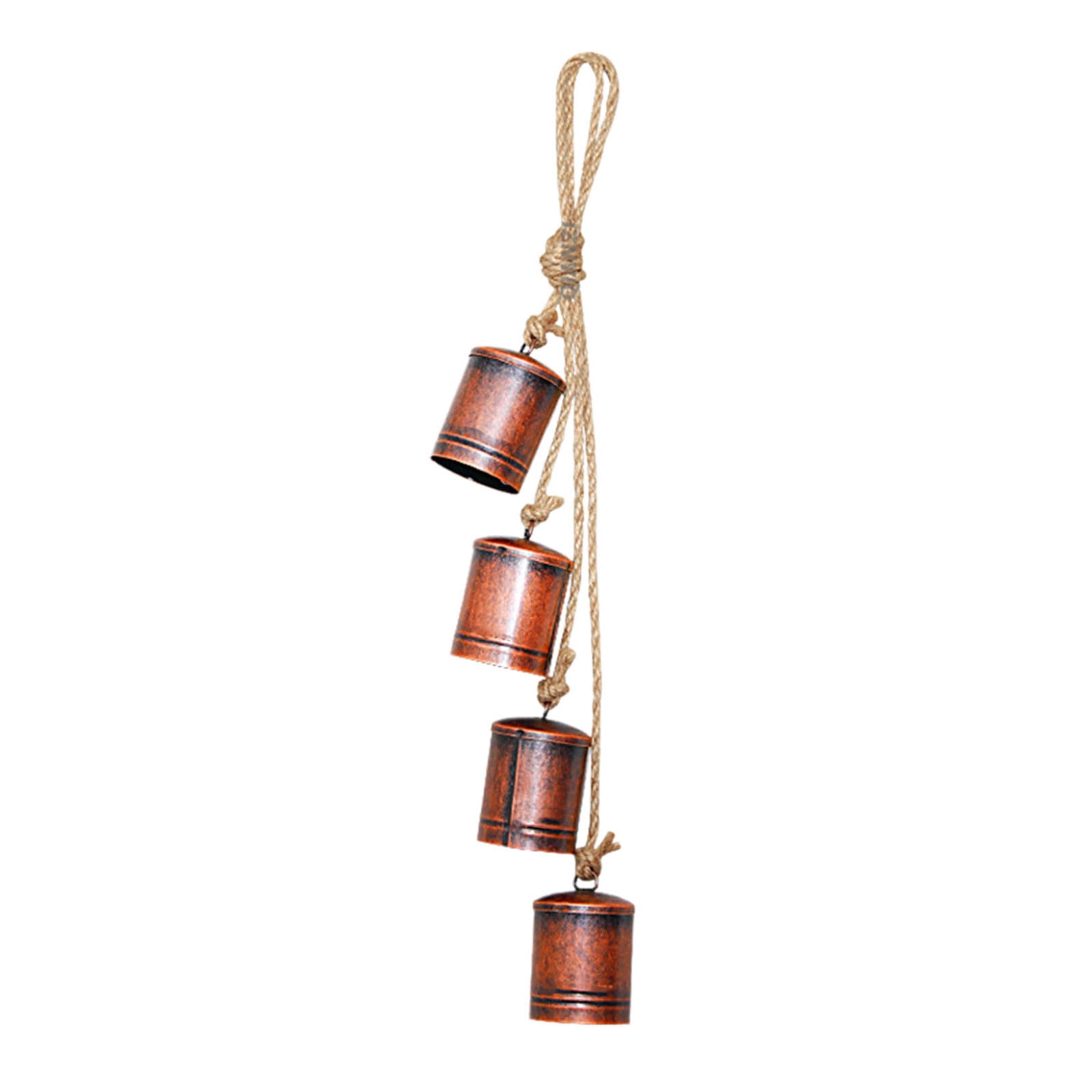 Cheapark Shabby Chic Metal Cow Hanging Decoration - Christmas Rope ...