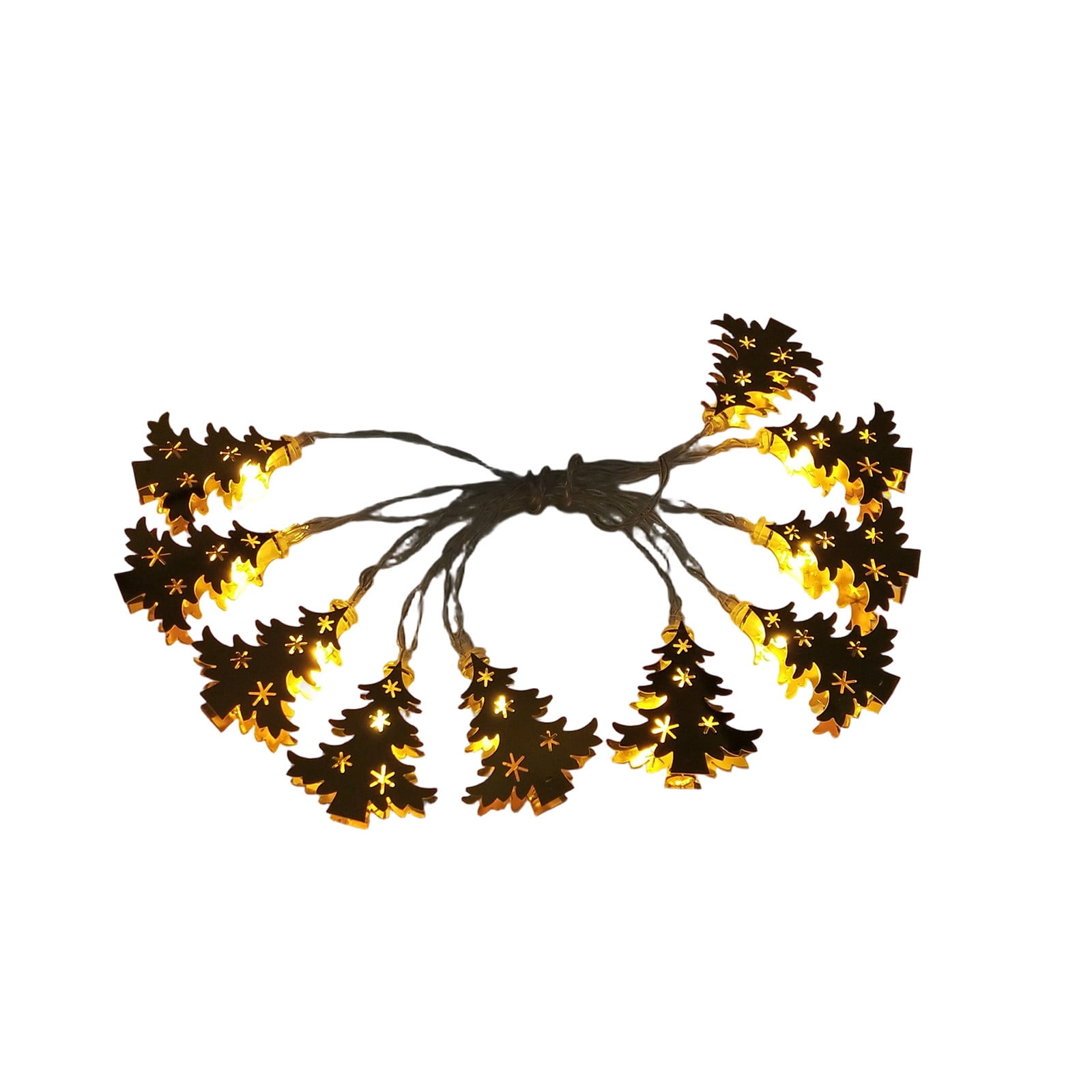 Cheapark Snowflake Christmas Light String - Colorful Festive Lighting ...