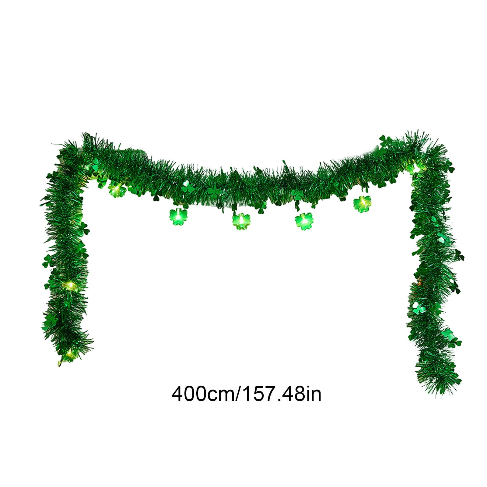 Cheapark St. Patrick's Day Themed Shaped LED String Lights USB Powered ...