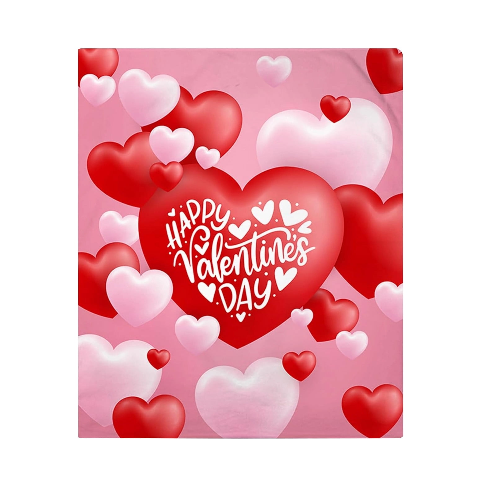 Cheapark Valentines Day Flannel Blanket - Digital Print Design, Soft ...