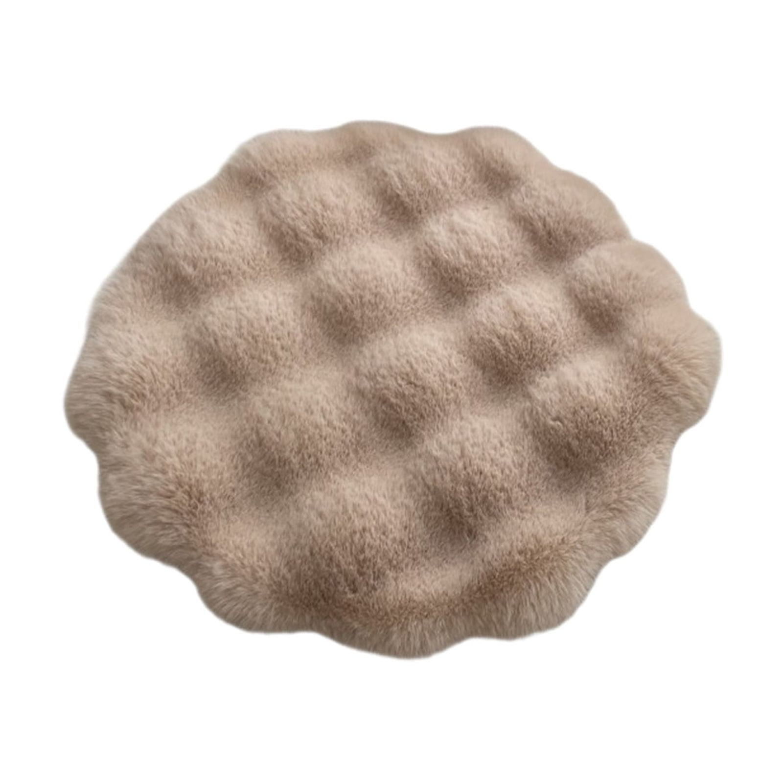 Cheapark Washable Round Pet Mat Soft Warm Plush Pad For Dogs Cats Multi ...