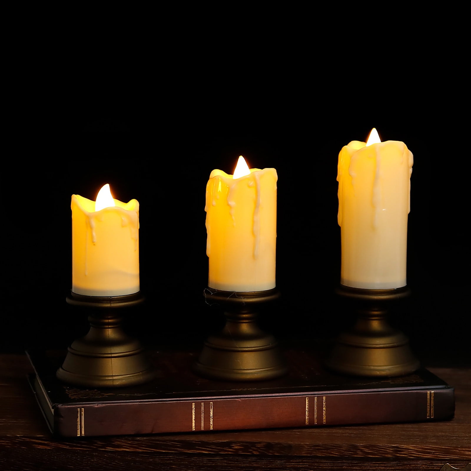 Cheapark Wedding Decorations Outdoor Led Candles Flameless Votive ...