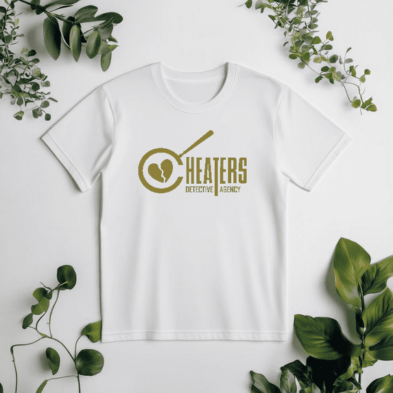 Cheaters Detective Logo Inspired Retro Mystery Agency Classic TV Style ...