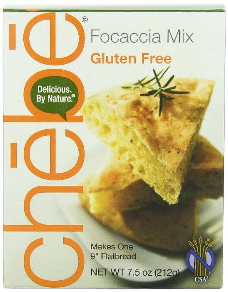 Chebe Bread Focaccia Flat Bread Mix, Gluten Free, 7.5-Ounce Bags (Pack ...