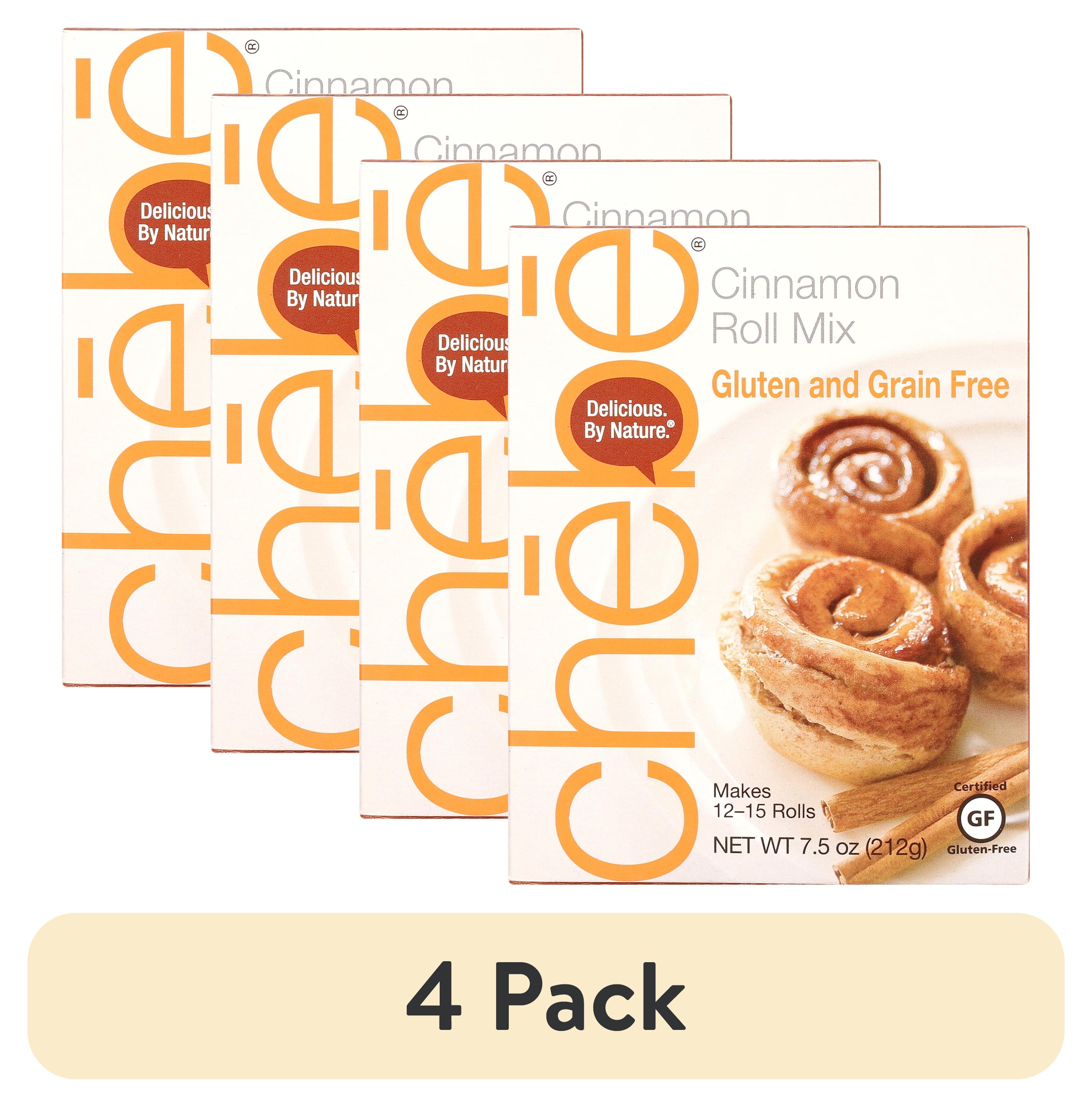 (4 pack) Chebe Bread Gluten Free Cinnamon Roll Mix, 7.5 oz - Walmart.com