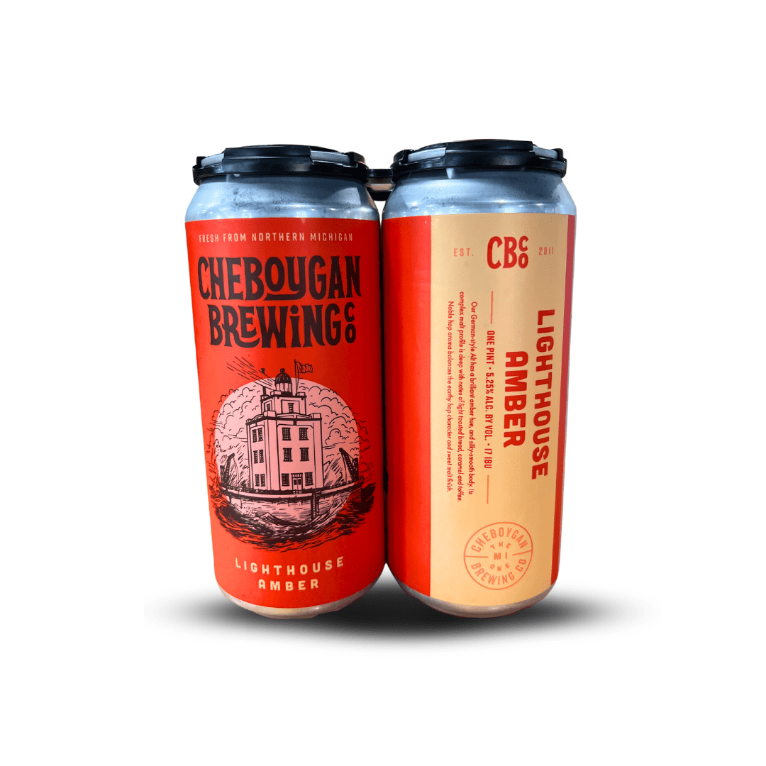 Cheboygan Brewing Company Lighthouse Amber Ale Beer, 4 Pack, 16 fl oz ...