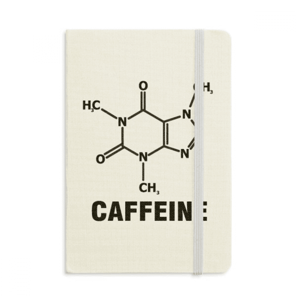 Checal Caffeine Substance Molecule Notebook Official Fabric Hard Cover ...
