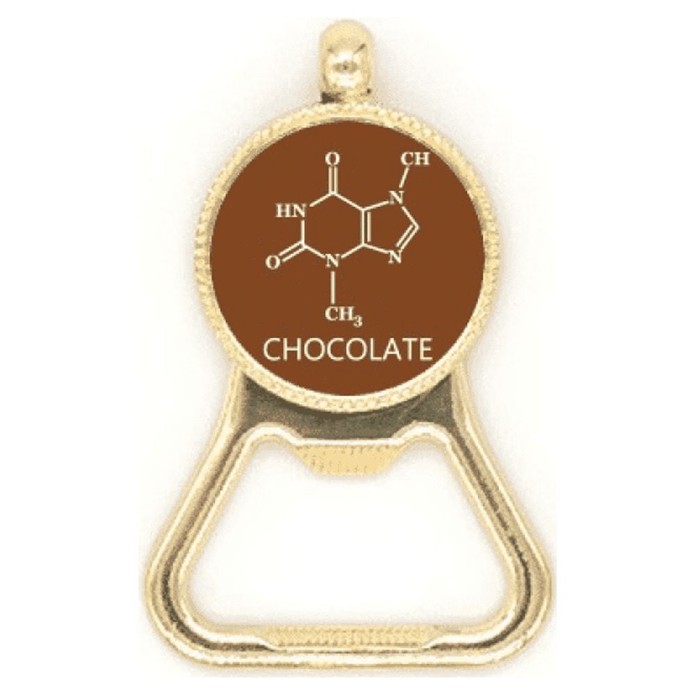 Checal Molecular Structure Chocolate Beer Bottle Cap Opener Stainless ...
