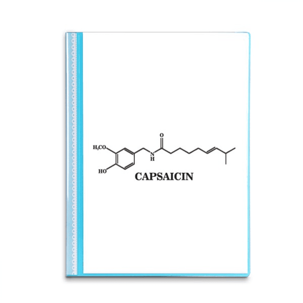 Checal Molecular Structure Pepper Book Sheet Protectors Portfolio ...