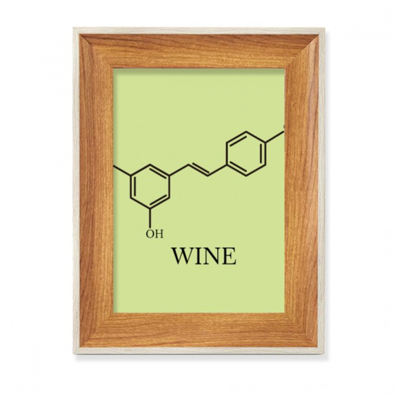 Checal Structure Alcohol Molecule Desktop Wooden Photo Frame Display ...